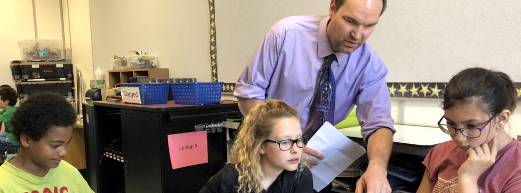 Grade 6 students learning to analyze climate data and government ...